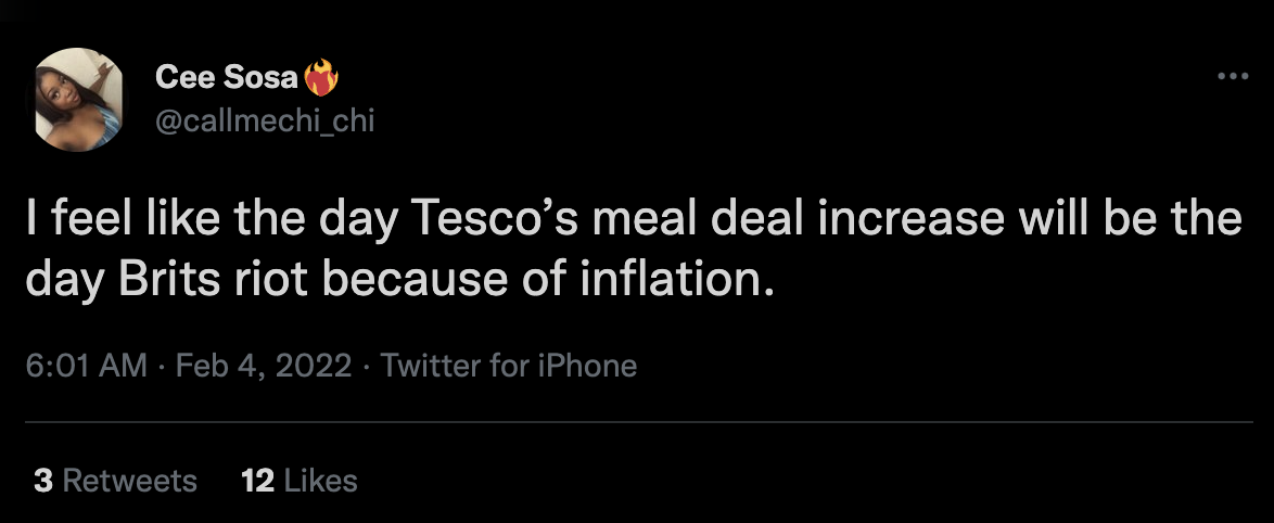 Tesco Meal Deal Price Increase: Inflation, Up Close